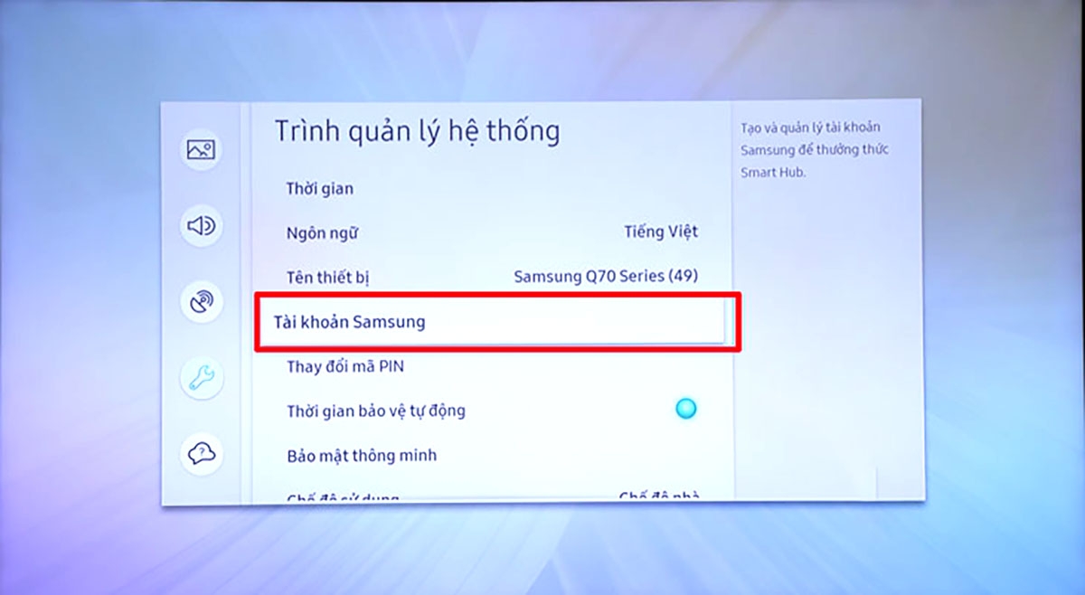 2 cách đăng nhập tài khoản Samsung trên tivi đơn giản